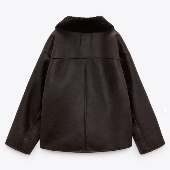 Zara | Jackets & Coats | Zara Brown Double Faced Jacket | Poshmark